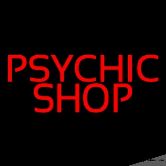 Neon Signs for Wall Decor Red Psychic Shop Handmade Art Sign Neon Led ...