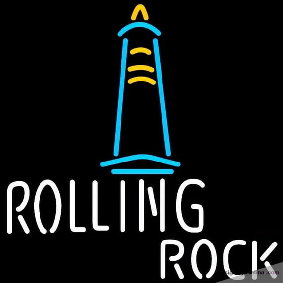Neon Signs for Wall Decor Rolling Rock Lighthouse Beer Sign Neon Led ...