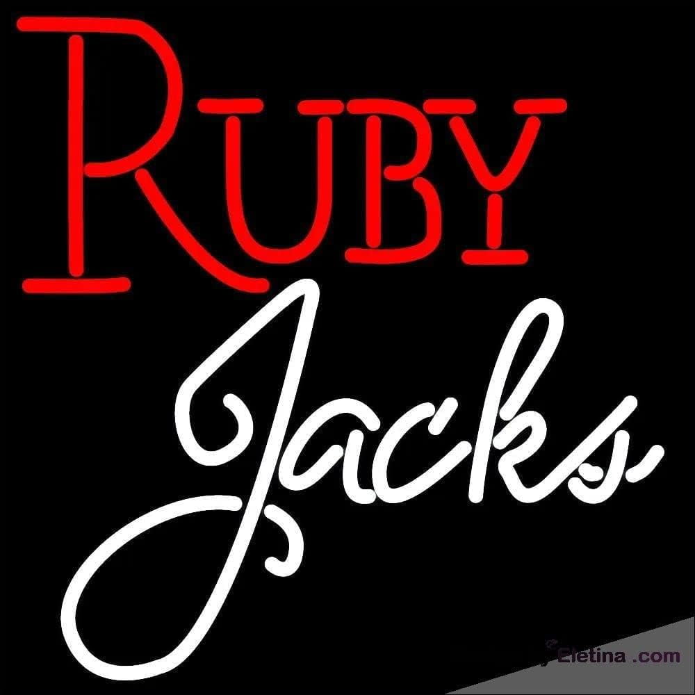 Neon Signs for Wall Decor Ruby Jacks Handmade Art Sign Neon Led ...