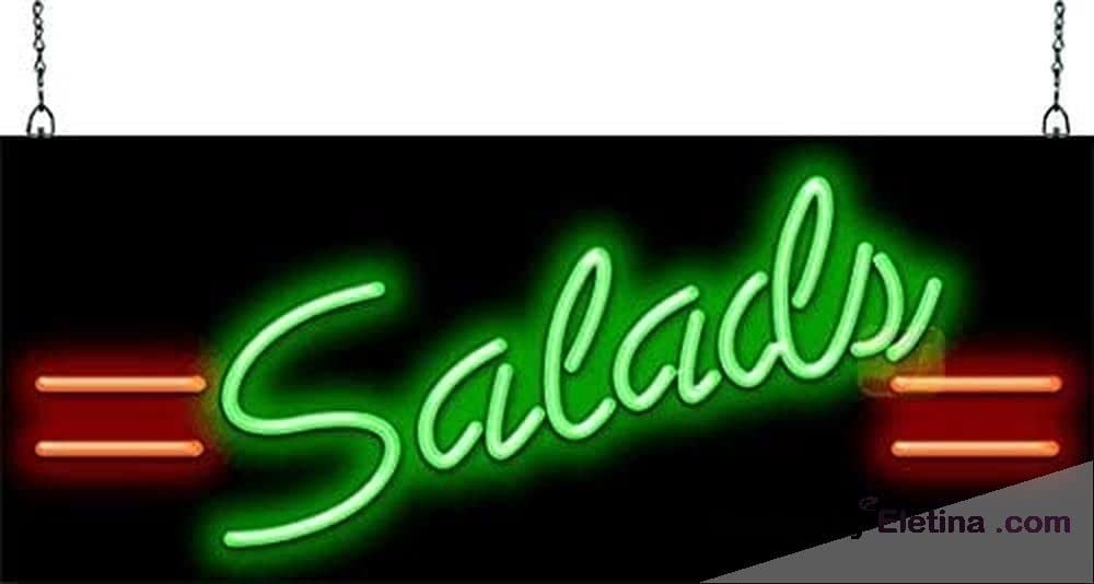 Neon Signs for Wall Decor Salads Sign Neon Led Tubing 15x17inch ...