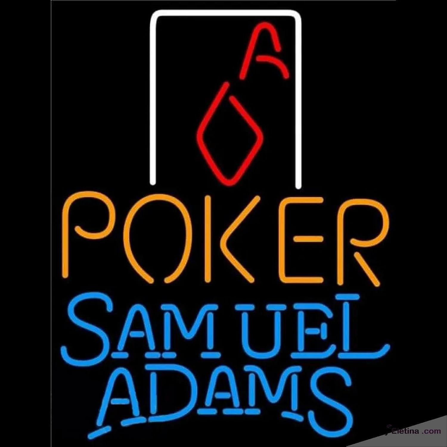 Neon Signs for Wall Decor Samuel Adams Poker Squver Ace Beer Sign ...