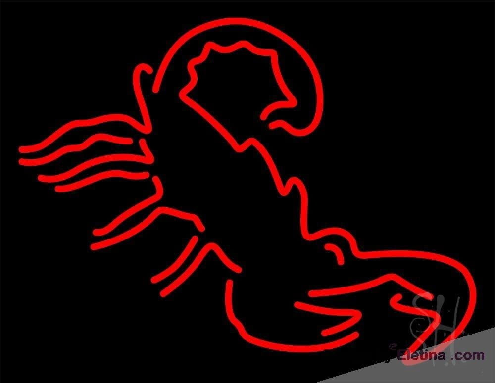 Neon Signs for Wall Decor Scorpion Sign Neon Led Tubing 15x17inch ...