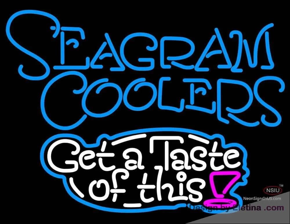 Neon Signs for Wall Decor Seagram Test Of This Wine Coolers Sign Neon ...