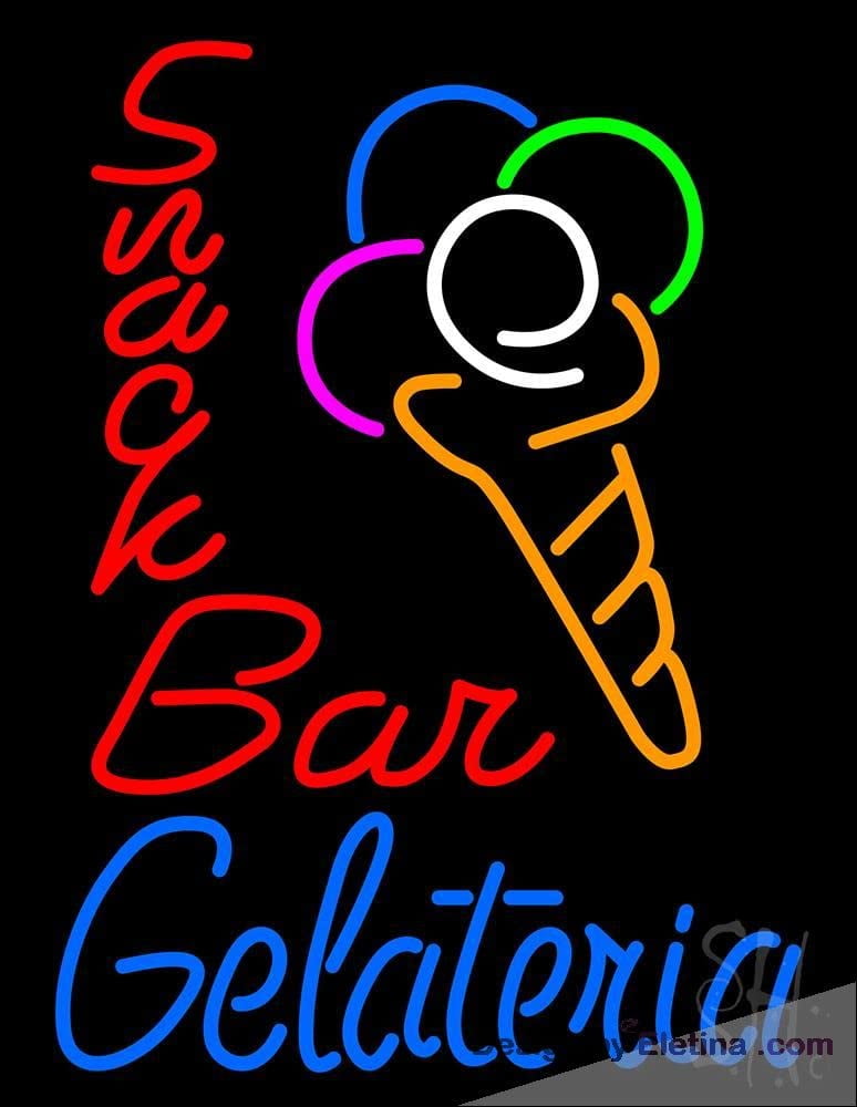 Neon Signs for Wall Decor Snack Bar Sign Neon Led Tubing16x20inch ...