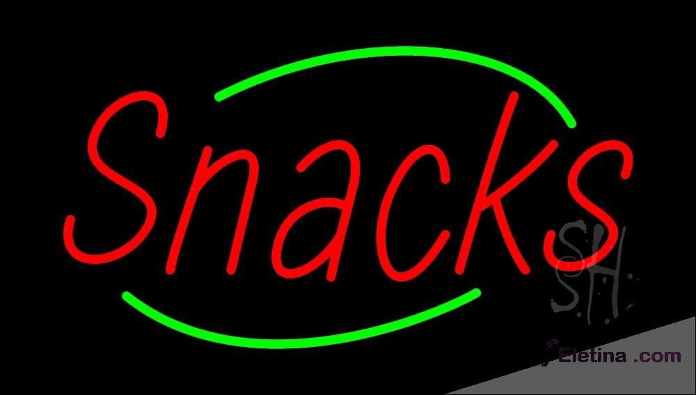 Neon Signs for Wall Decor Snacks Sign Neon Led Tubing 15x17inch ...