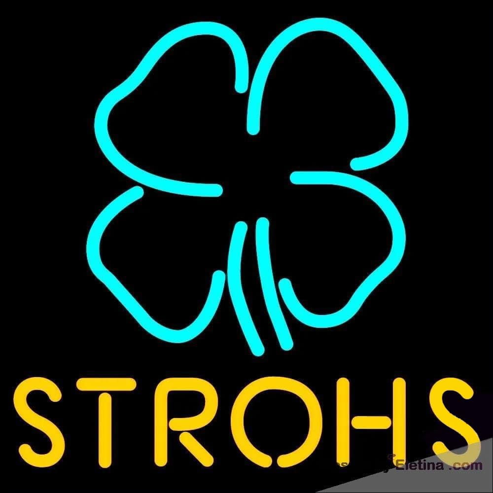 Neon Signs for Wall Decor Strohs Clover Beer Sign Neon Led ...