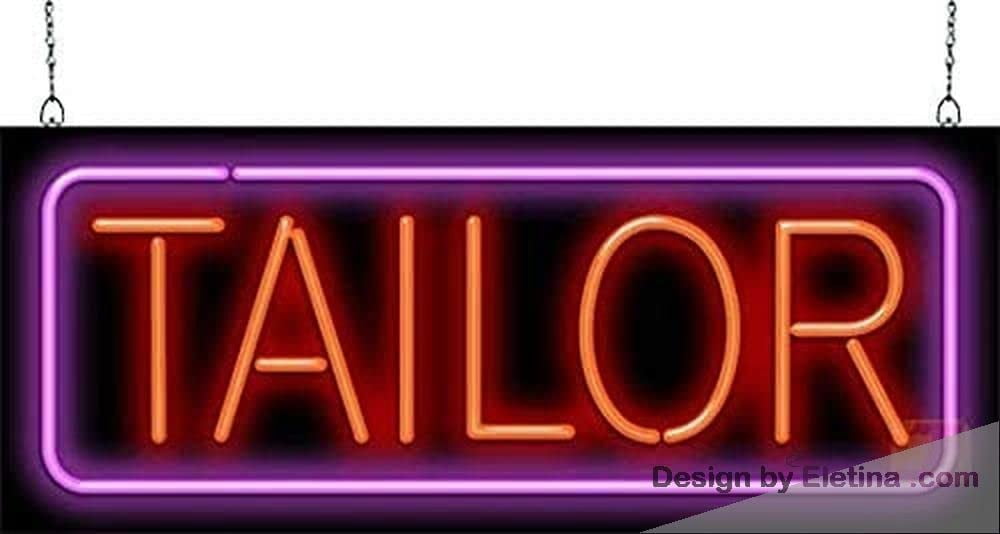 Neon Signs for Wall Decor Tailor Sign Neon Led Tubing 15x17inch ...