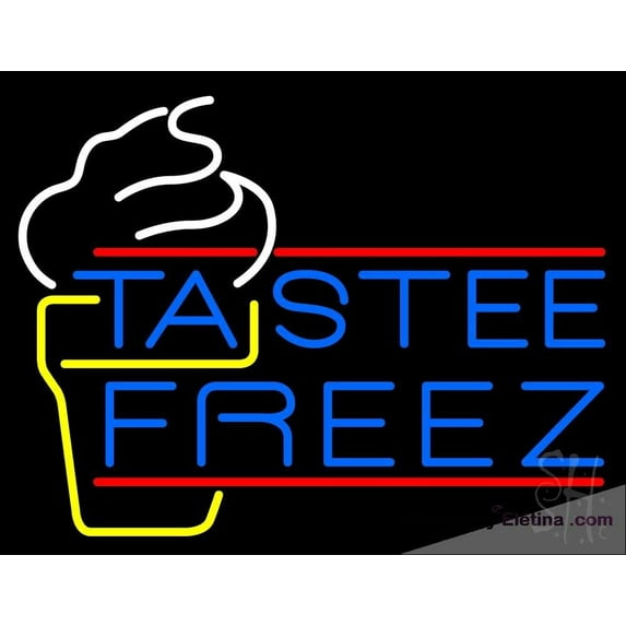 Neon Signs for Wall Decor Tastee Freez Sign Neon Led Tubing16x20inch ...