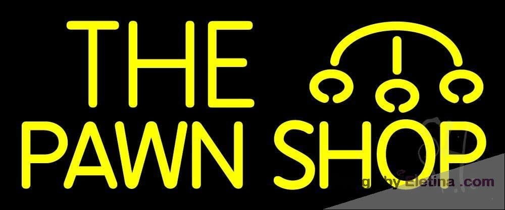 Neon Signs for Wall Decor The Pawn Shop Sign Neon Led Tubing16x20inch ...
