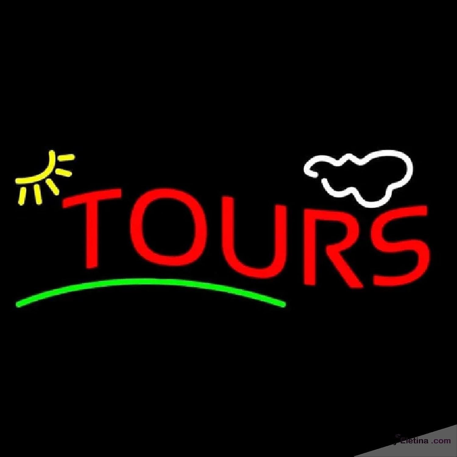 Neon Signs for Wall Decor Tours Block Handmade Art Sign Neon Led ...