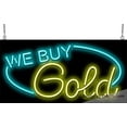 Neon Signs for Wall Decor We Buy Gold With Rounded Border Sign Neon Led ...