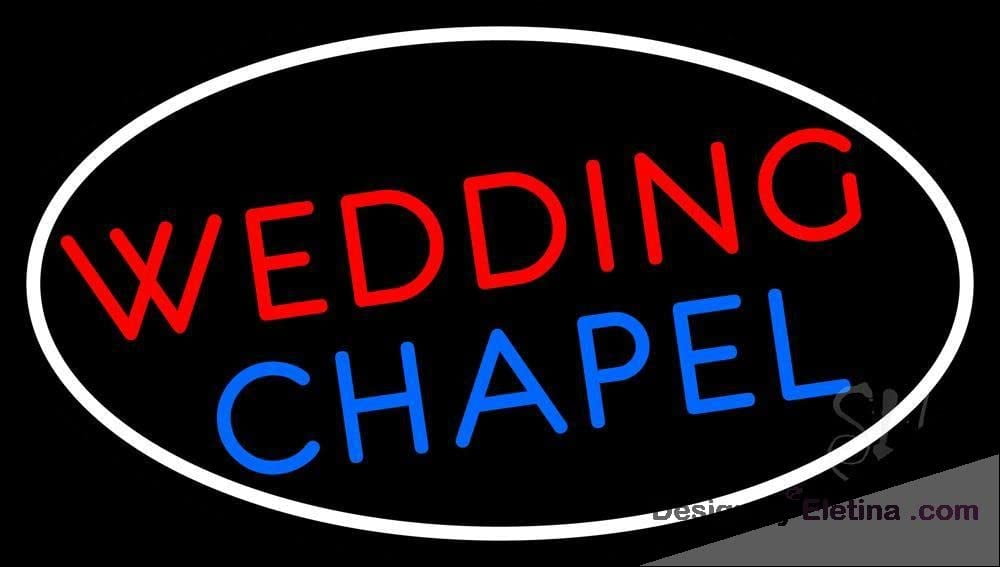 Neon Signs for Wall Decor Wedding Chapel Block Sign Neon Led ...