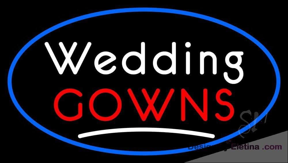 Neon Signs for Wall Decor Wedding Gowns Sign Neon Led Tubing 15x17inch ...