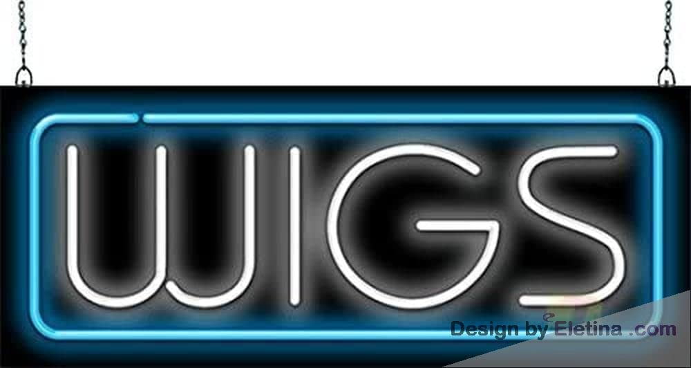 Neon Signs for Wall Decor Wigs Sign Neon Led Tubing16x20inch - Walmart.com