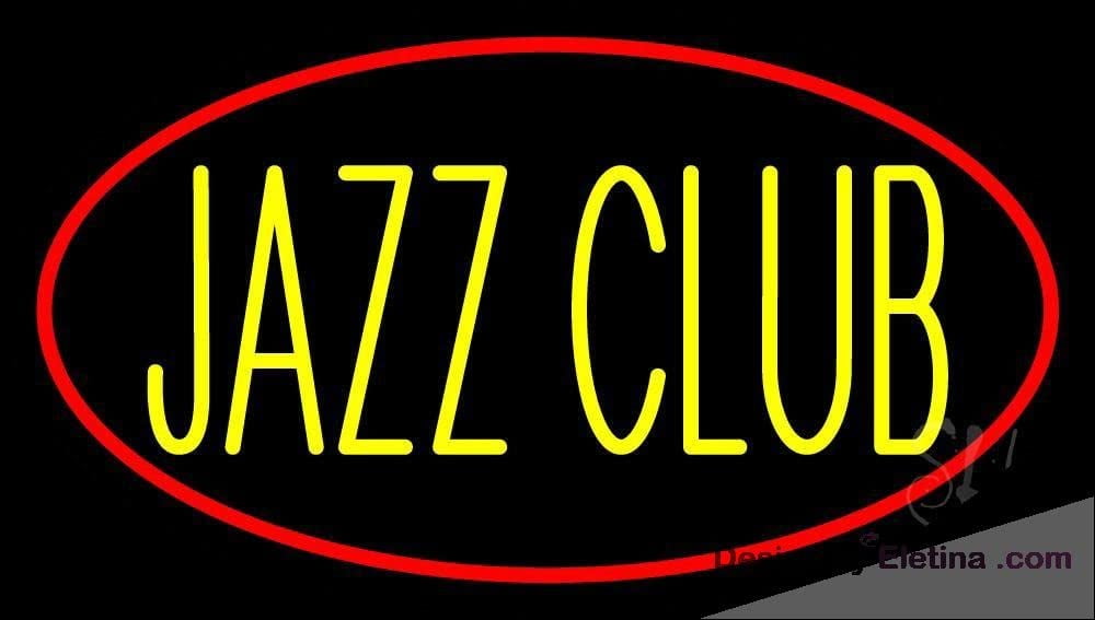 Neon Signs for Wall Decor Yellow Jazz Club Sign Neon Led ...