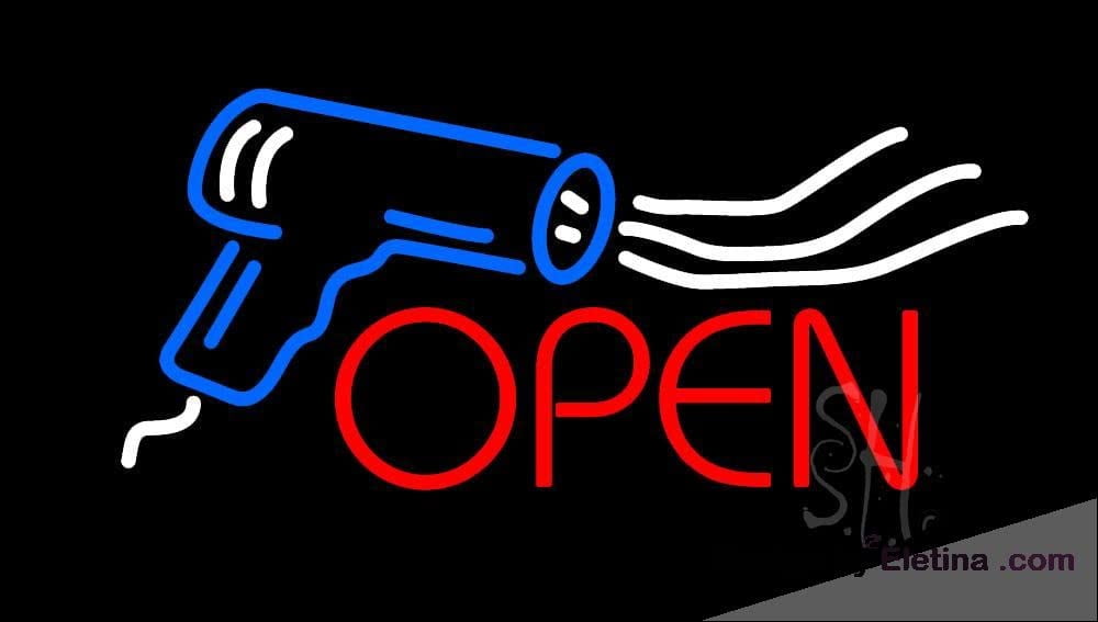 Neon Signs for Wall Decor Yellow Shoe Red Repair Open Sign Neon Led ...