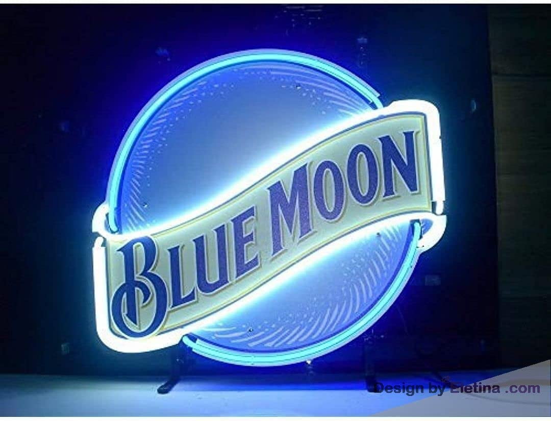 Neon Signs for Wall Decor inin Blue Moons Carving Board Sign ...
