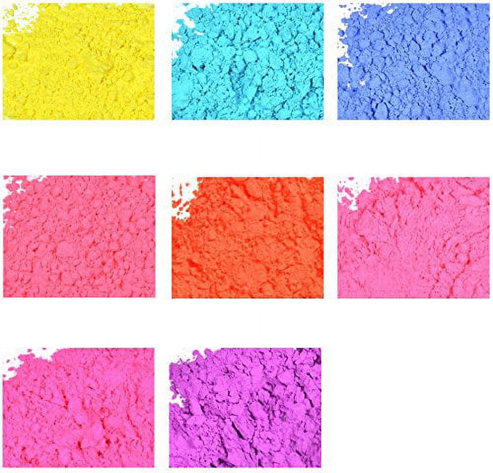 Neon Soap & Cosmetic Color Sample Set - 8 Powder Colors - Bright ...