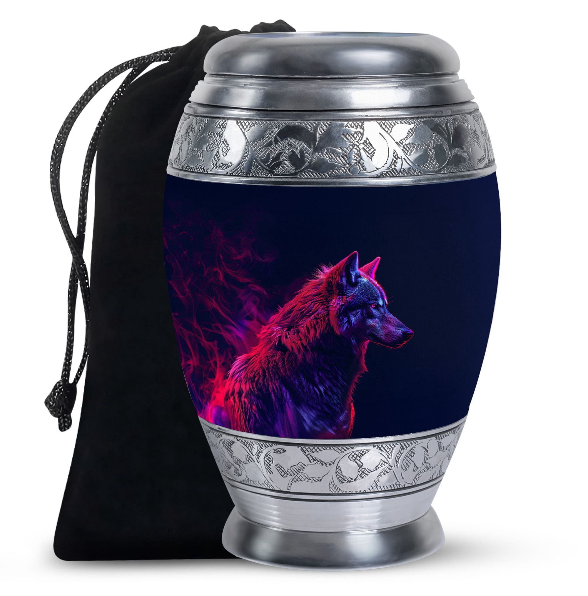 Neon Spirit Urn For Adults Ashes, Decorative Urn 10 Inch, Urn For Ashes ...