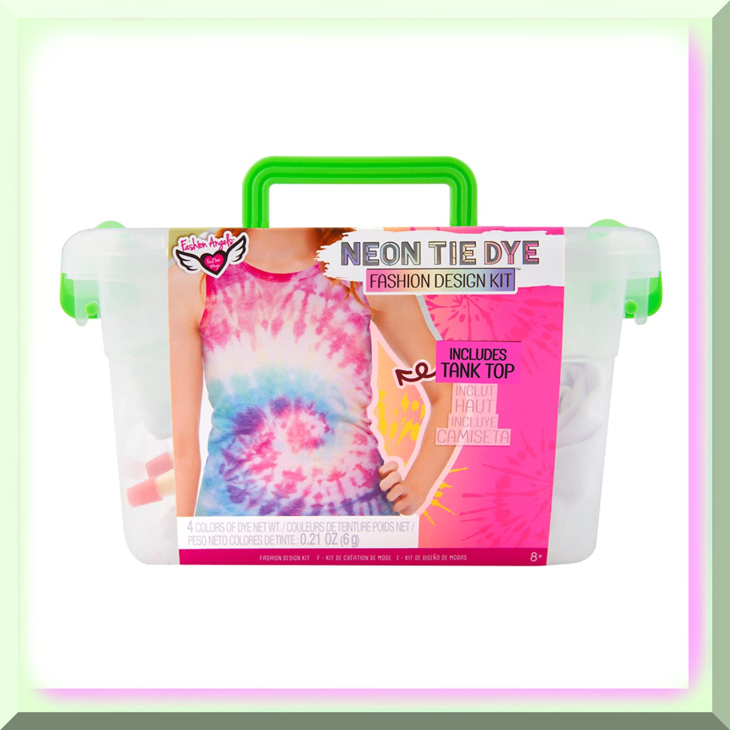 Neon Splash Tie Dye Deluxe Kit - Vibrant Non-Toxic Dyes, Tank Top ...