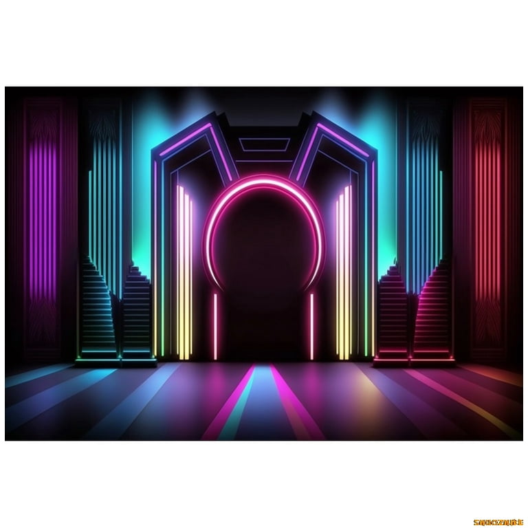 neon photography background