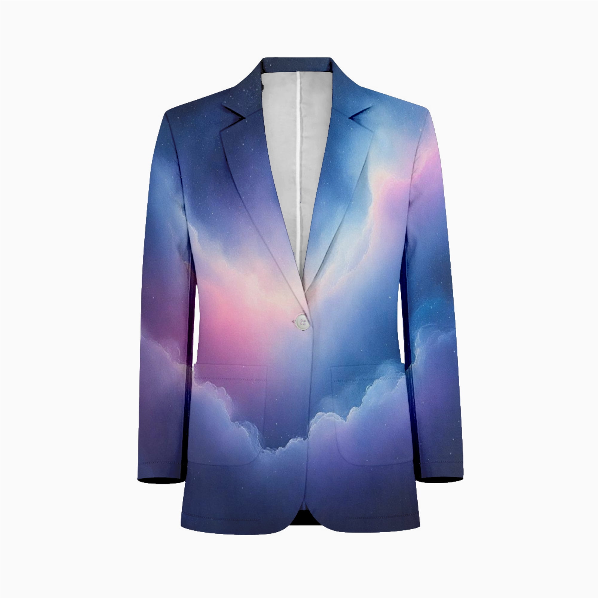 Neon Starry Sky Men's Suit Blazer Casual Party Wear Slim Fit Suit ...