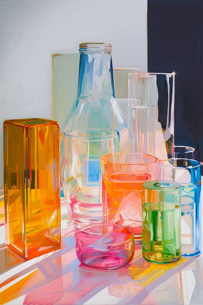 Neon Still Life No 1 Poster Print - Treechild (16 x 24) - Walmart.com