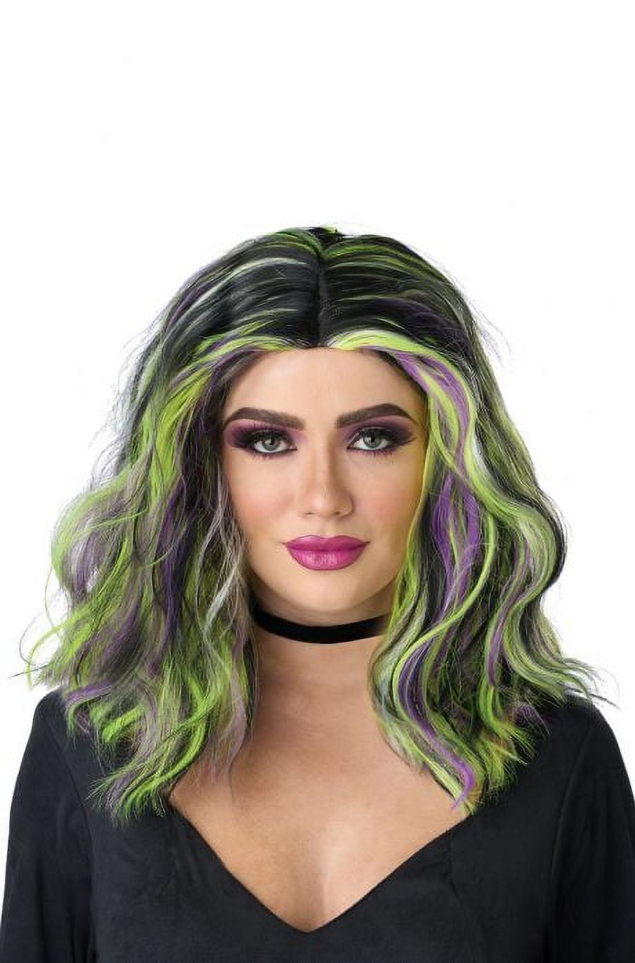 Neon Streaks Adult Wig - Walmart.com