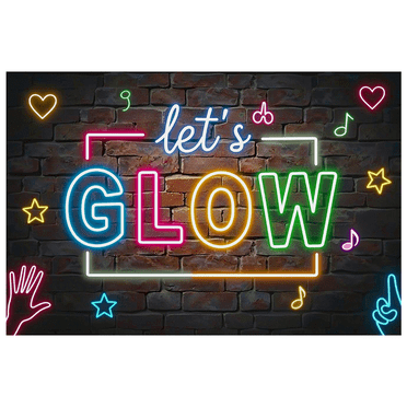Walmart Neon Decorations - Happy Birthday Porch Sign, Blacklight Prop ...