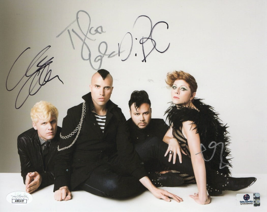 Neon Trees Band Signed Autographed 8X10 Photo Allen Glenn Bradley ...