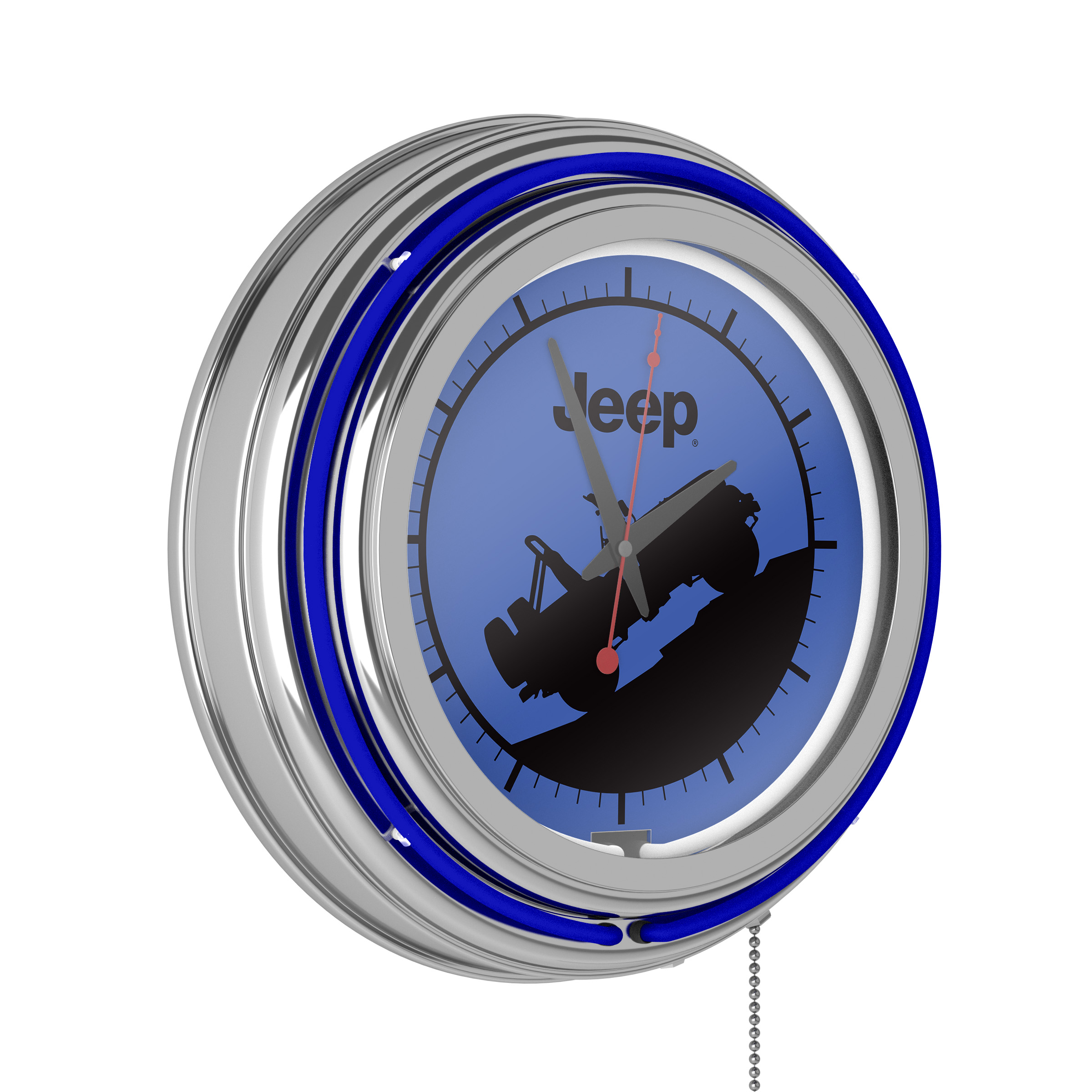 Jeep Neon Wall Clock - 14.5 Diameter Analog Clock - Decor - Walmart.com