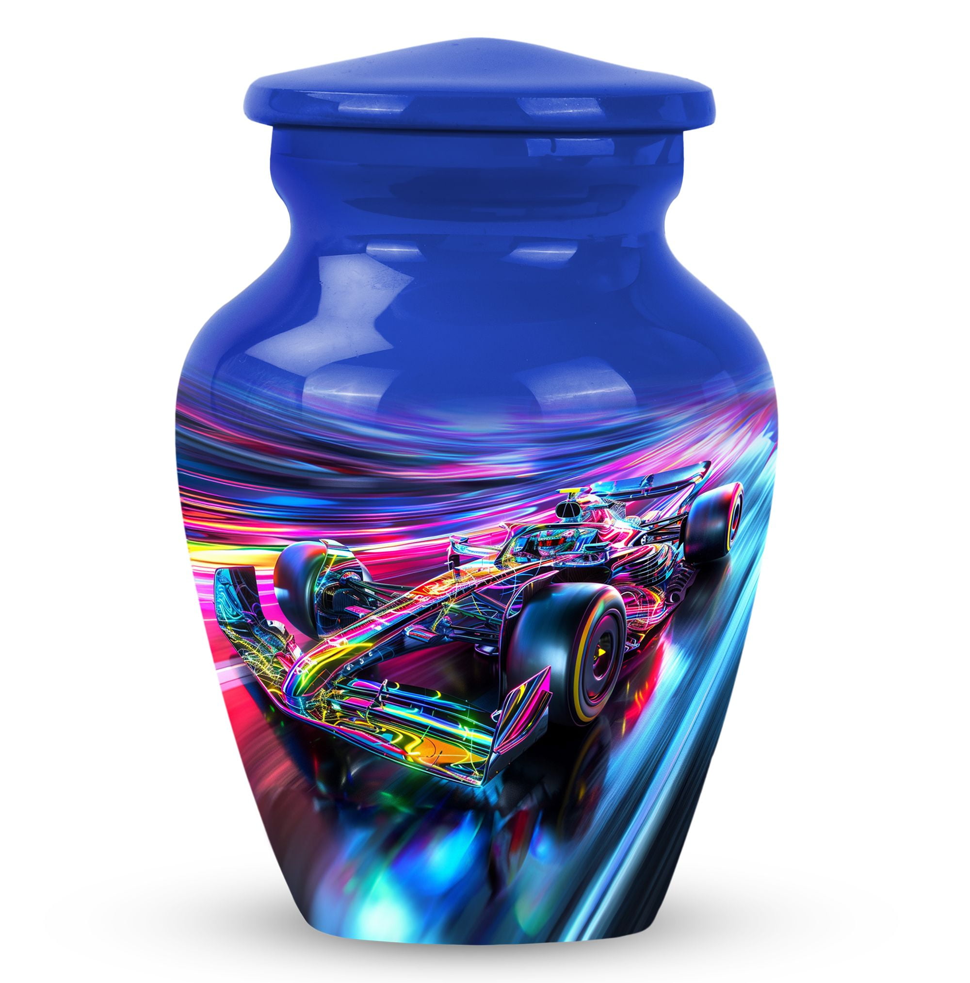 Neon Warp Speed Showcase Car - Small Urns For Ashes Adult Male - Tiny ...