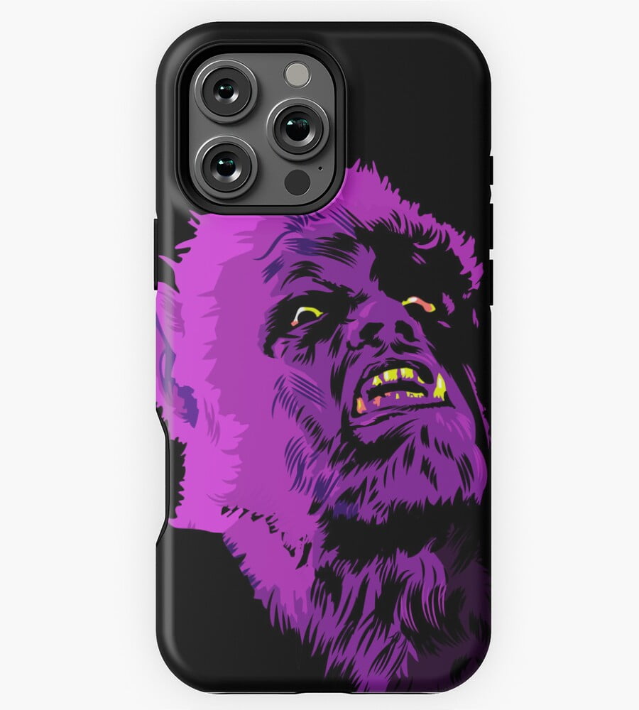 Neon Werewolf La Nuit du Loup Garou Tribute Art GA11371 Phone Case for ...