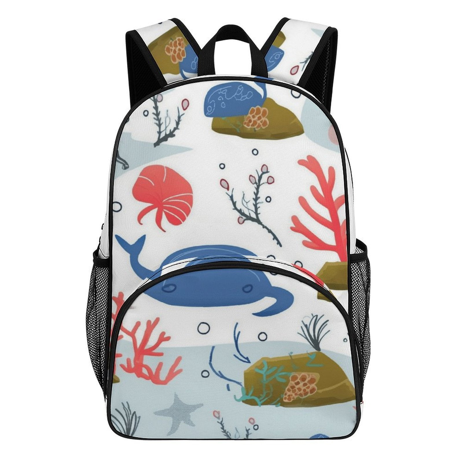 Neon Whales Cosmic Ocean Dreams Backpacks for Backpack for Bookbag ...