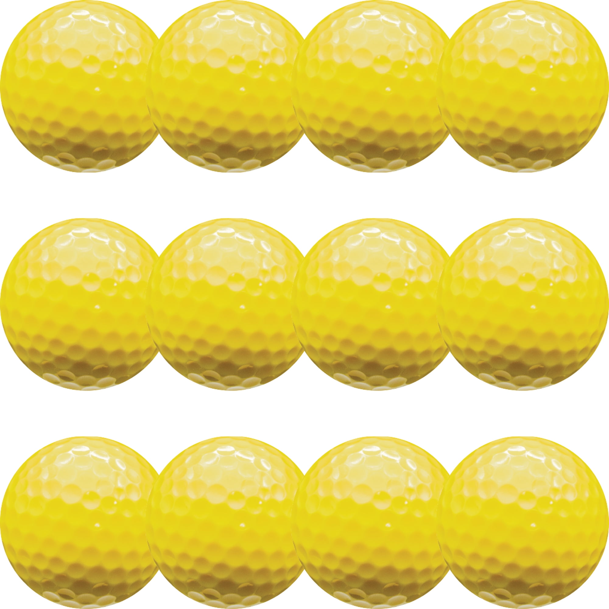 Blacklight Yellow Golf Balls – 12 Pack – High-Visibility UV-Responsive ...