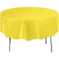 Neon Yellow Plastic Party Tablecloth, Round, 84in - Walmart.com
