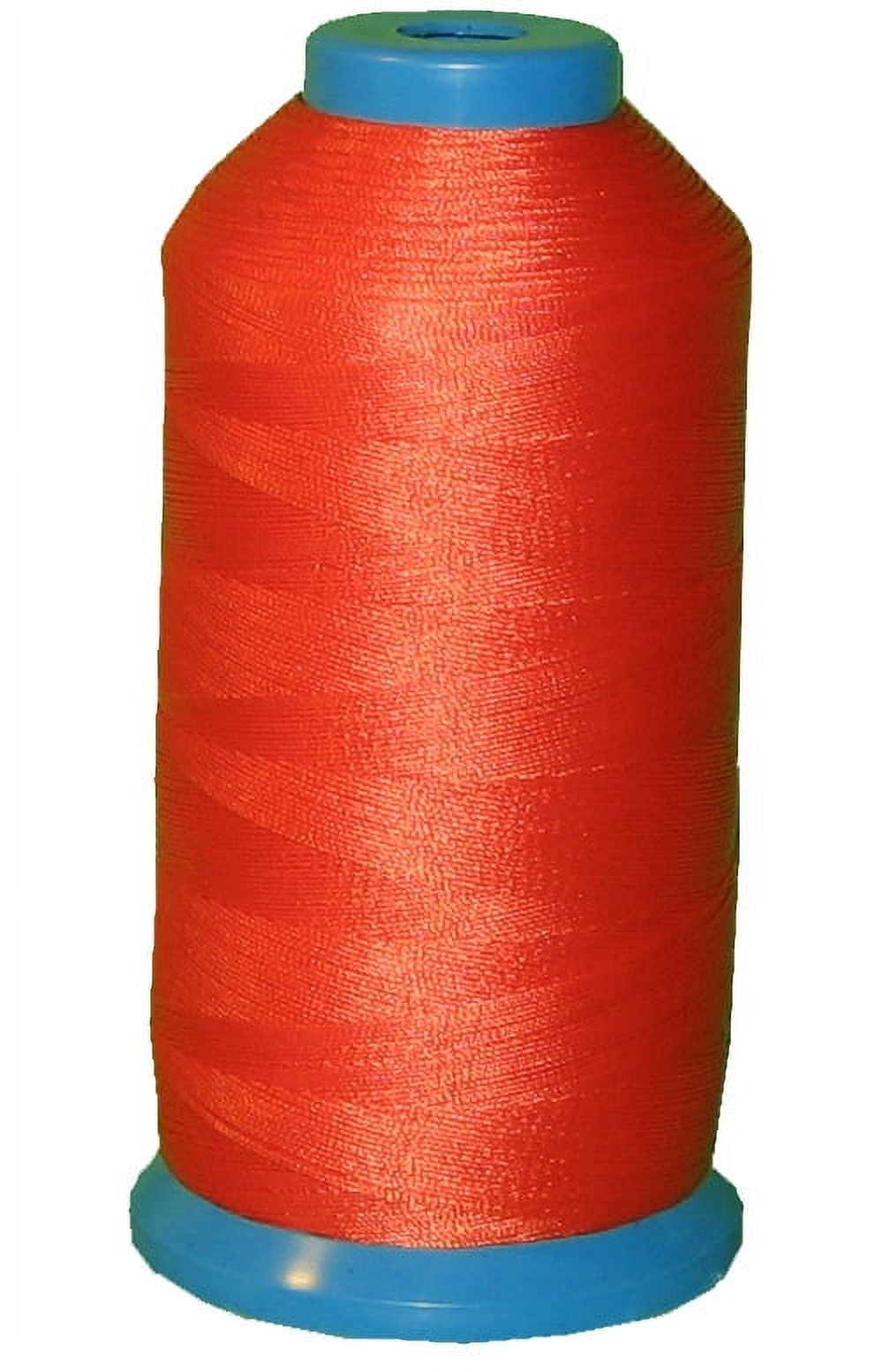 Neon orange Bonded Nylon Sewing Thread T135 #138 1250 Yard for Outdoor ...