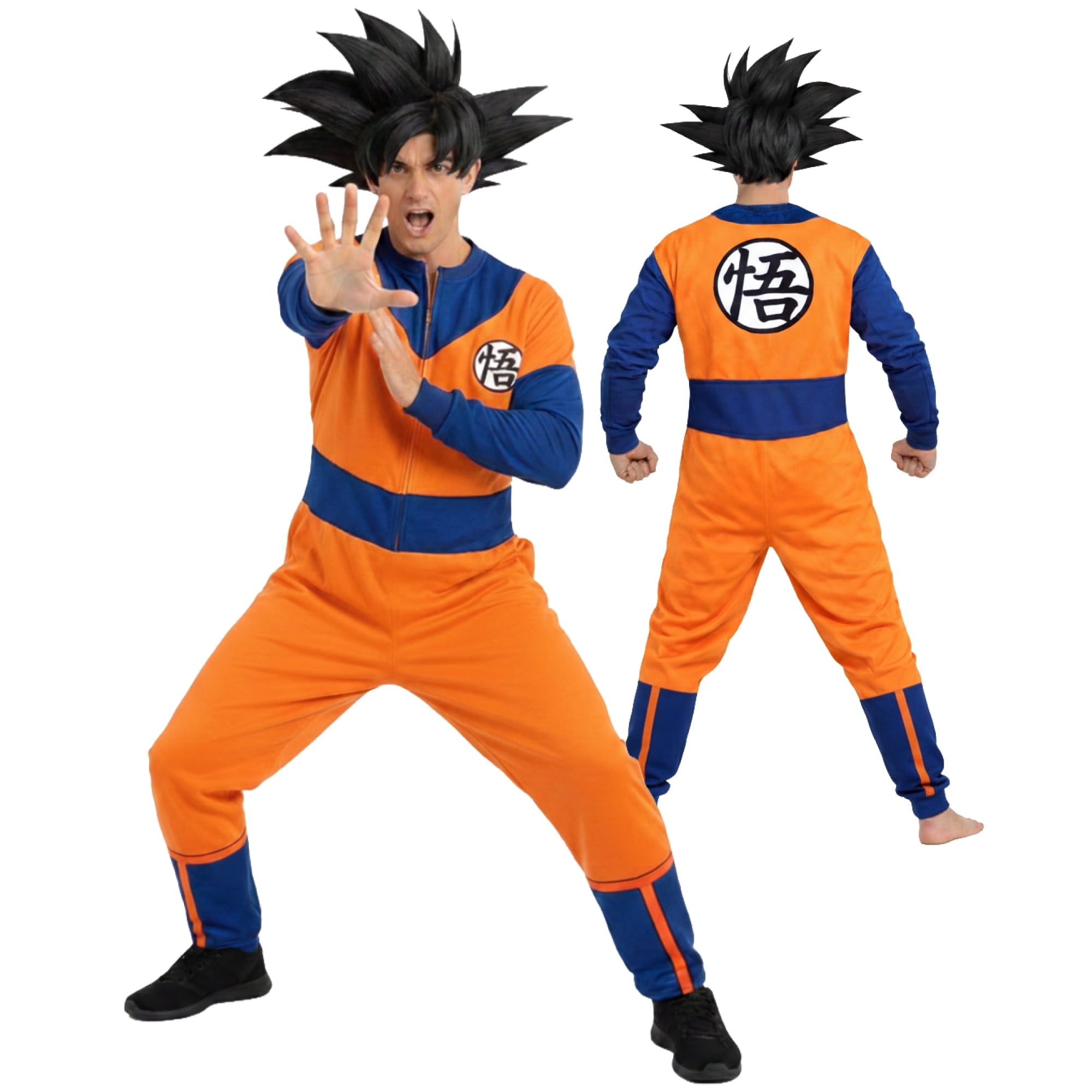 NeonPunk Dragon Ball Z Goku Adult Pajama Onesie Jumpsuit, Soft All-in ...