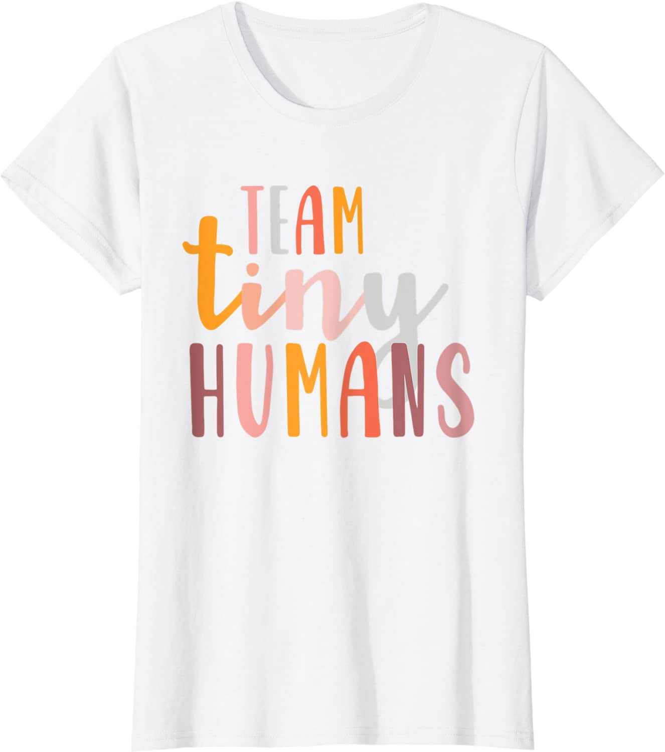 Neonatal Boho Colorful Retro Team Tiny Humans T-Shirt - Walmart.com