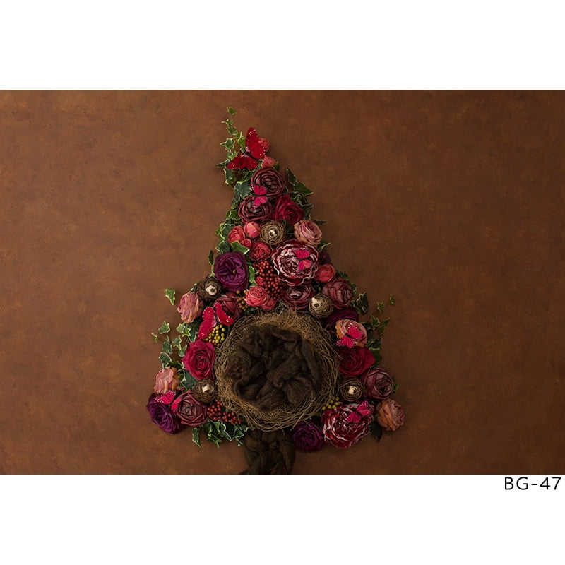 Neonatal Portrait Photography Background Flowers Swing Birthday Art ...