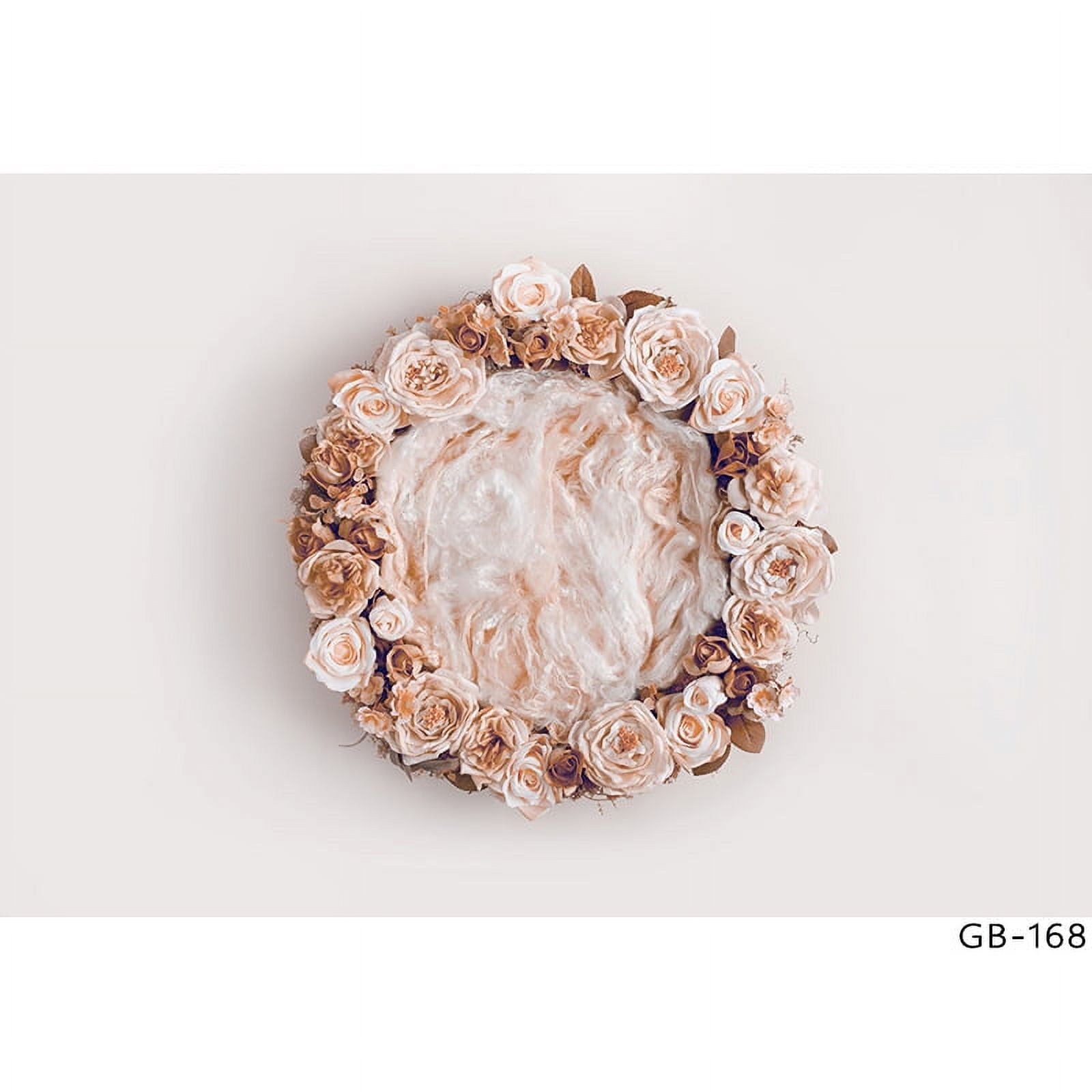 Neonatal Portrait Photography Background Flowers Swing Birthday Art ...