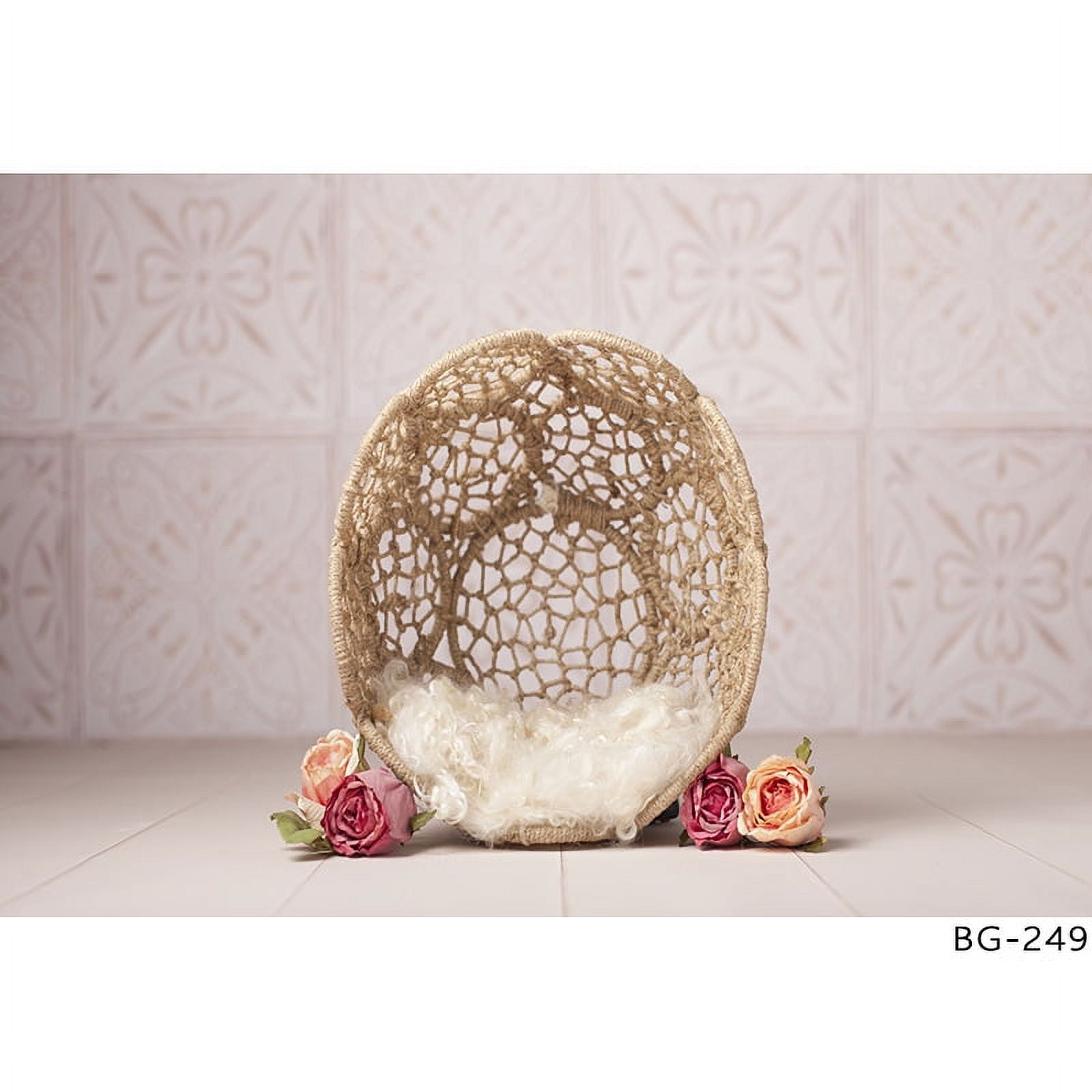 Neonatal Portrait Photography Background Flowers Swing Birthday Art ...