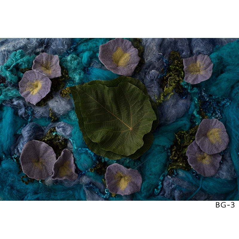 Neonatal Portrait Photography Background Flowers Swing Birthday Art ...