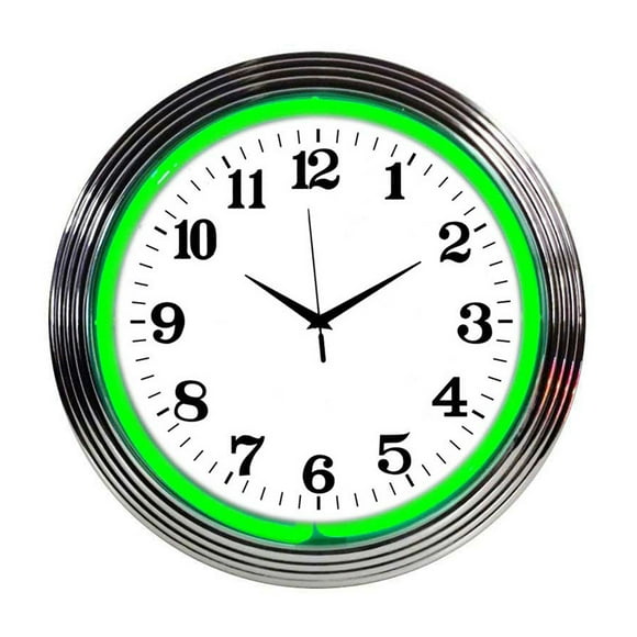 Neon Wall Clocks