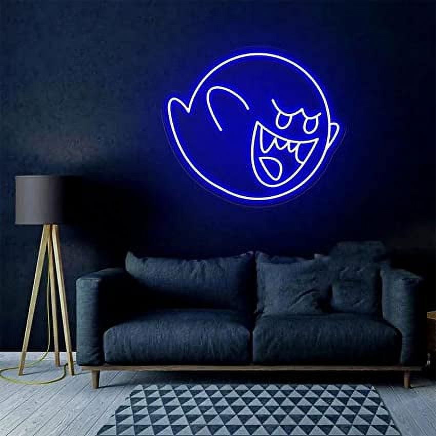 Neonium Anime Neon Sign Cute Ghost Neon Sign Wall Art Home Wall Decor ...