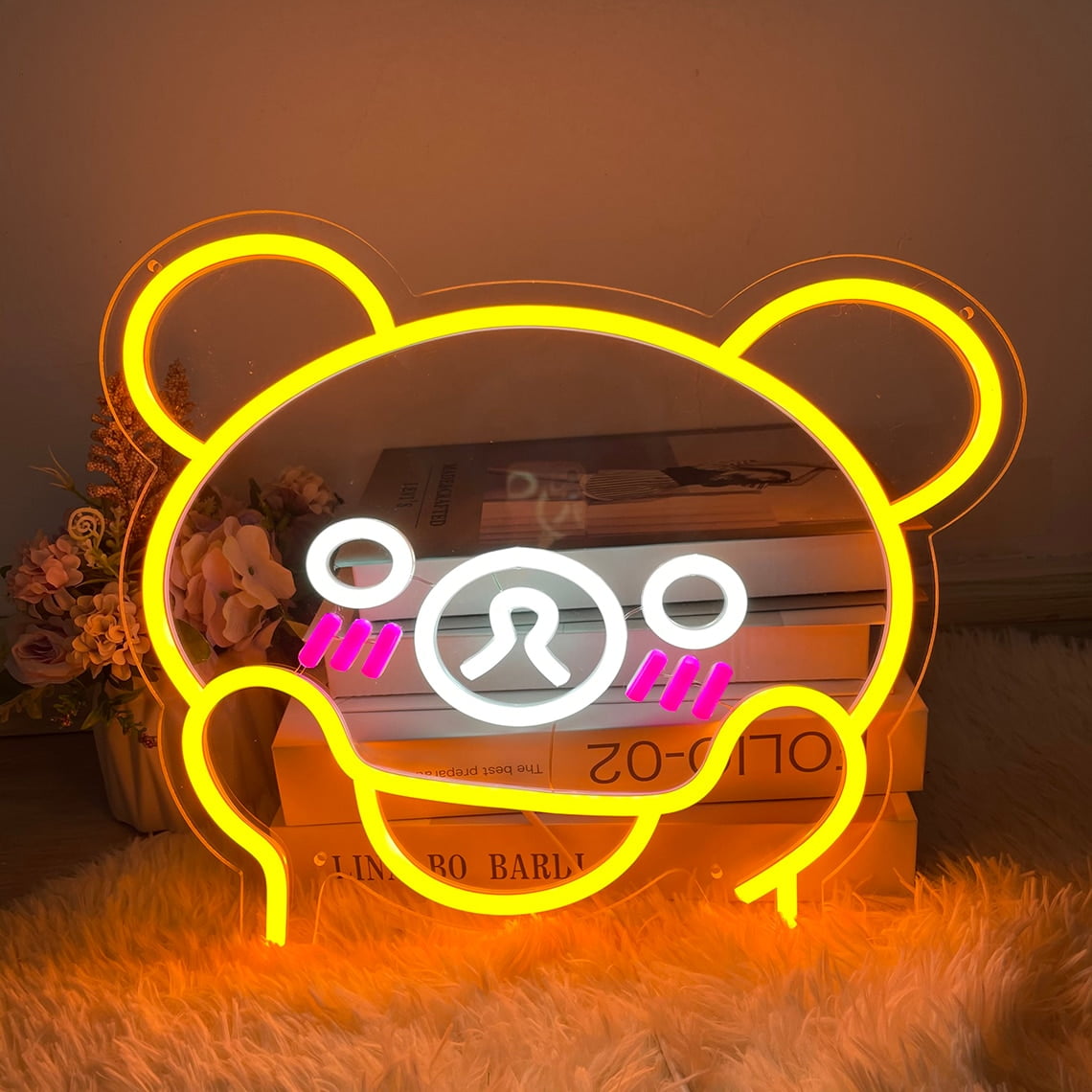 Neonium Custom Animal Bear Neon Sign Cute Animal Cartoon Animal Led ...