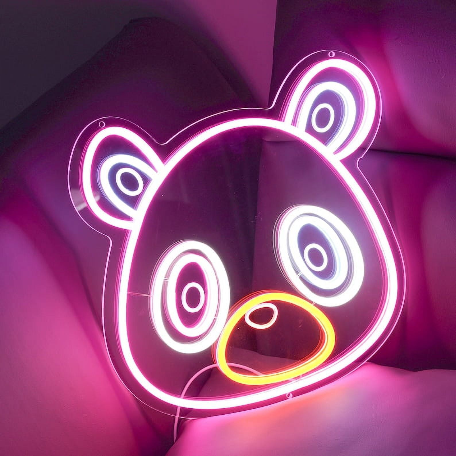 Neonium Graduation Bear Neon Sign Birthday Gift Wall Room Decor ...