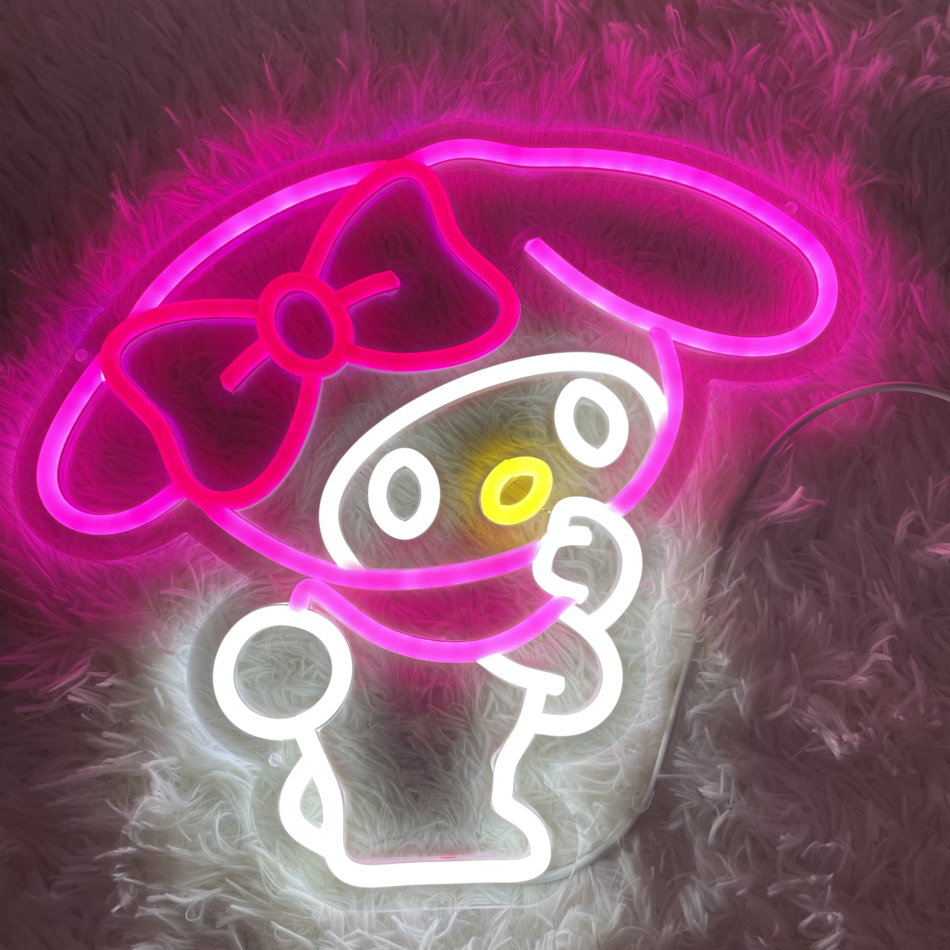 Neonium Japanese Anime Neon Sign Pink Kawaii Neon Sign Girl Birthday ...