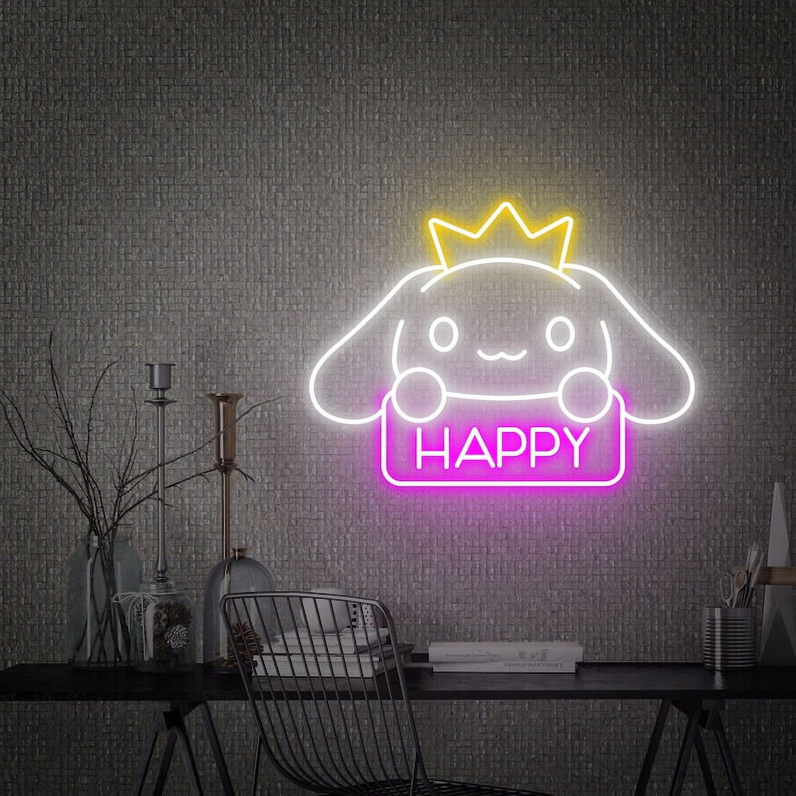 Neonium Kawaii Anime Neon Sign Custom Japanese Neon Light Art Sign Kids ...