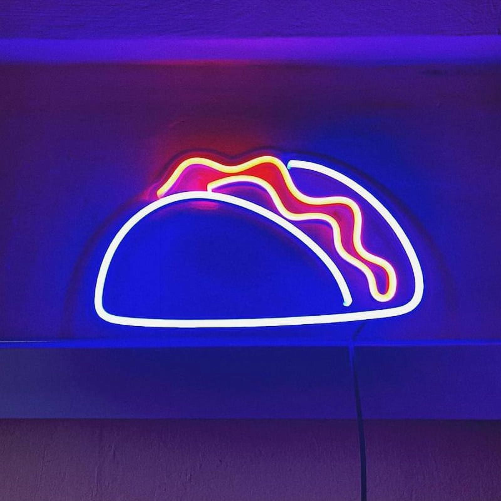 Neonium Taco Neon Sign Custom Led Signs Business Sign Kitchen kids room ...